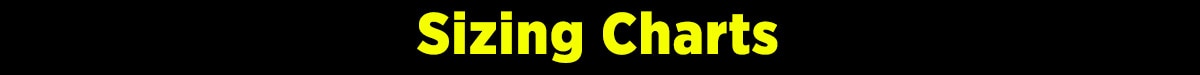 Sizing Charts