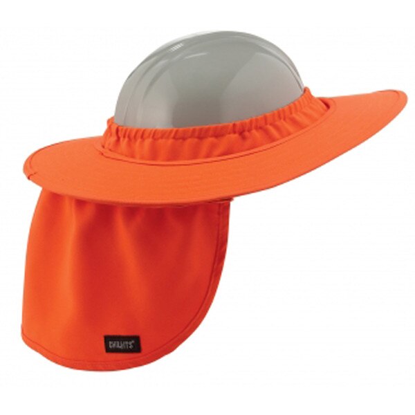 Ergodyne Chill Its Hard Hat Brim with Shade - Orange