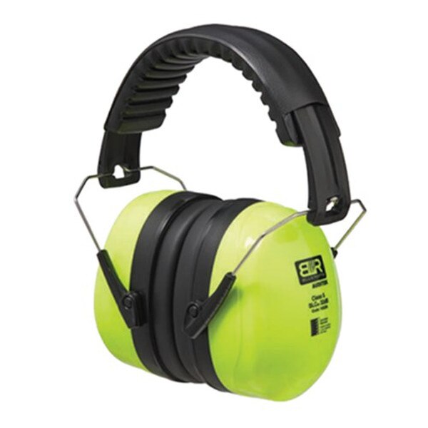 Blue Rapta Folding Hi-Vis Earmuff Headband Class 5