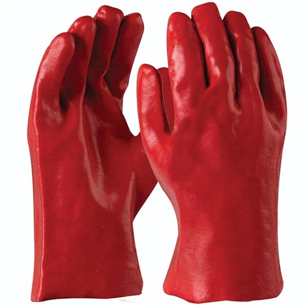 Blue Rapta Red 27cm PVC Gloves