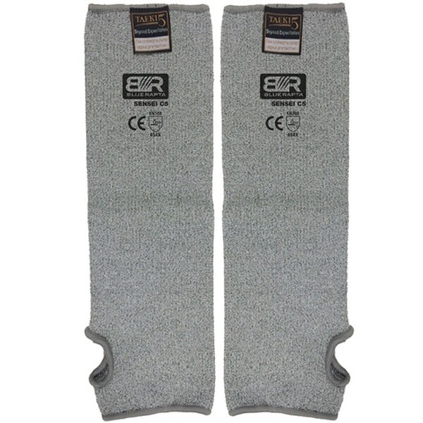 Blue Rapta Sensei Sleeve Cut 5 Thumb / Finger Hole 35cm OSFM PAIR