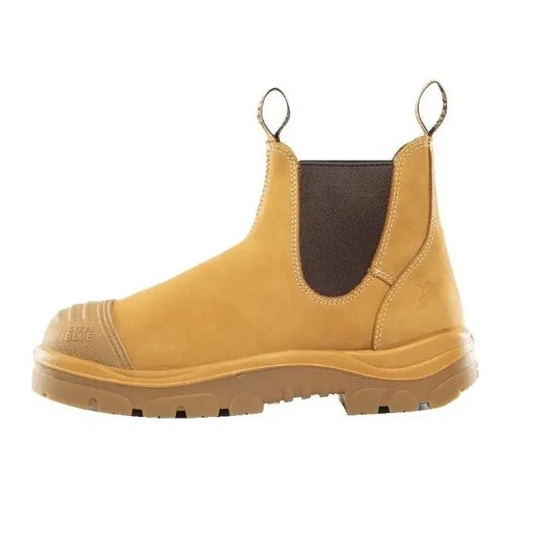 Steel Blue Hobart Elastic Sided Scuff Cap Safety Boots 312601