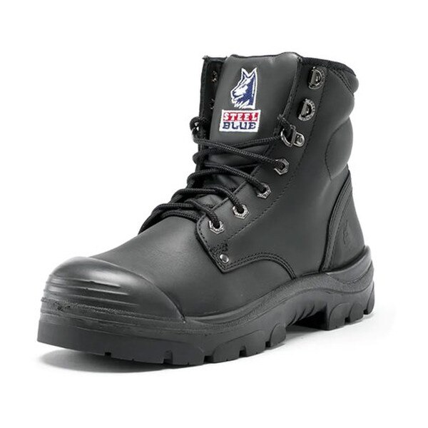 Steel Blue Argyle Zip Steel Toe Bump Cap Safety Boots 332152