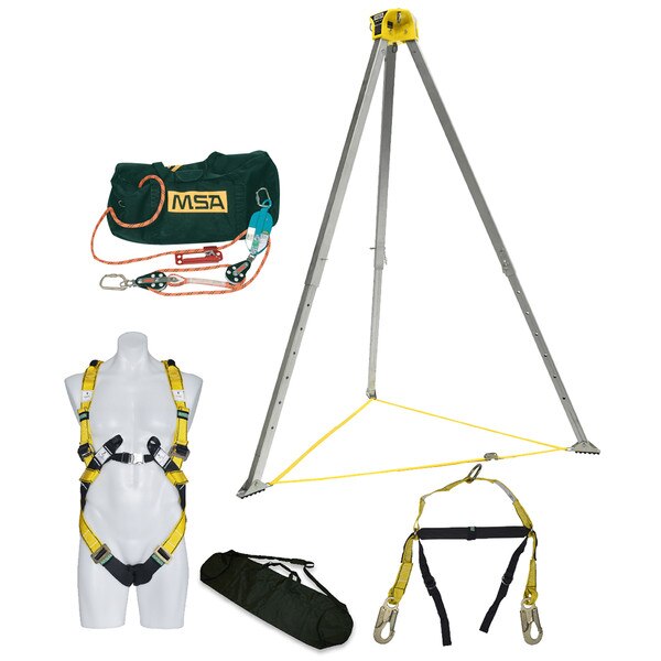 MSA Rope Rescue Retrieval Confined Space Kit 4:1 60m