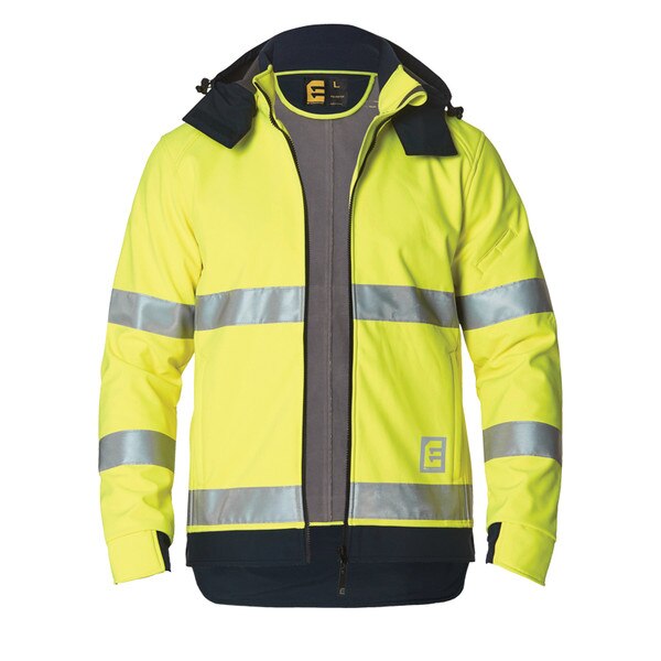 ELEVEN Workwear Hi-Vis Bio-Motion Taped Soft Shell Jacket