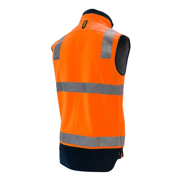 ELEVEN Workwear Hi-Vis 'B' Taped Soft Shell Vest