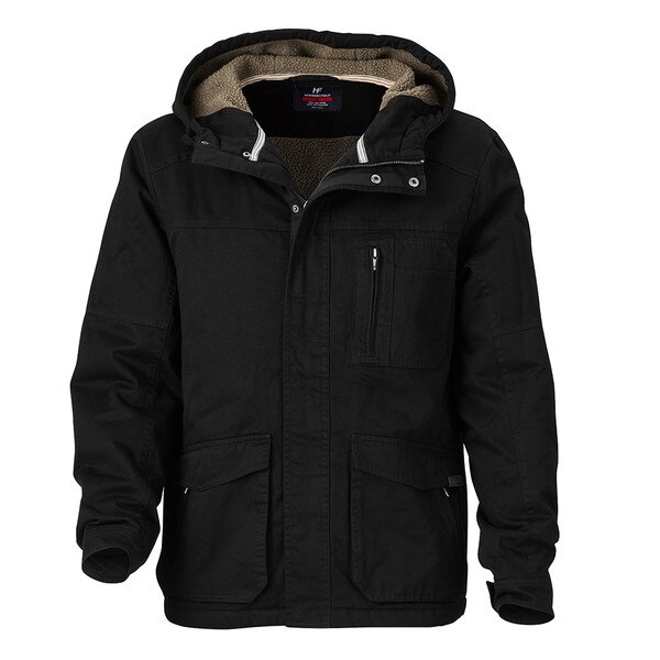 Hammer + Field® Hooded Zip Front Twill Jacket