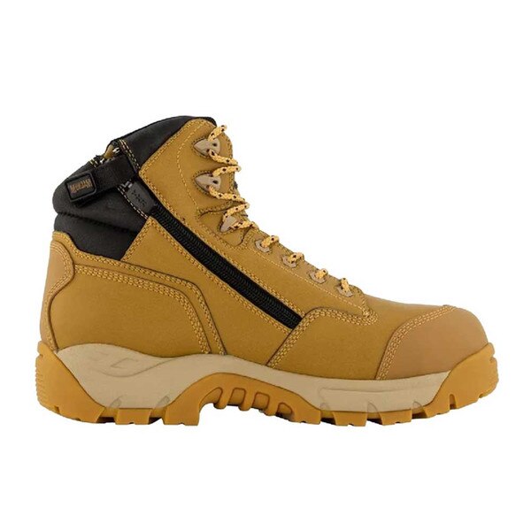 MAGNUM Precision Max Zip Sided Waterproof Safety Boots MPN100 - WHEAT