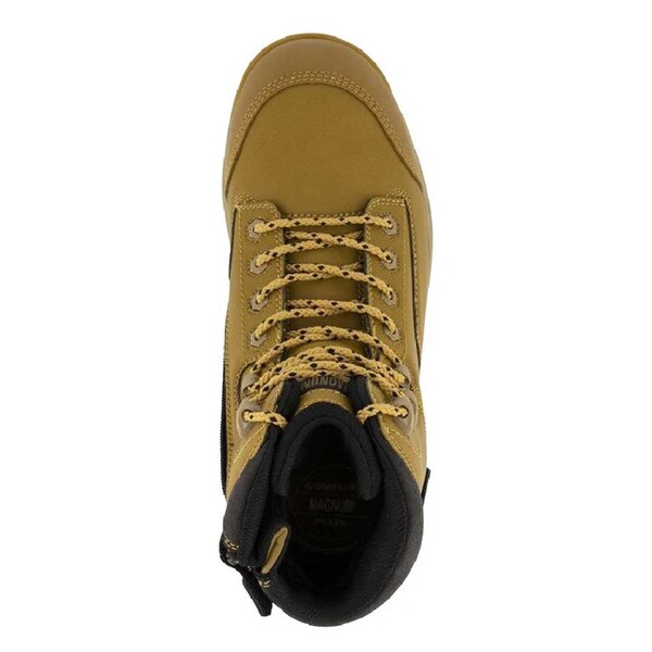 MAGNUM Precision Max Zip Sided Waterproof Safety Boots MPN100 - WHEAT