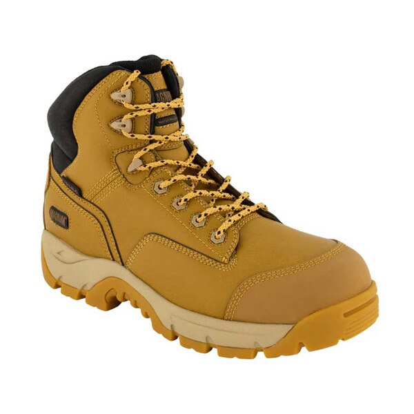 MAGNUM Precision Max Wheat Zip Sided Waterproof Safety Boots MPN150