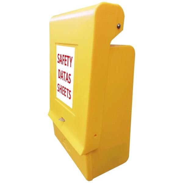 Daltons SDS Outdoor Document Locked Box - Yellow